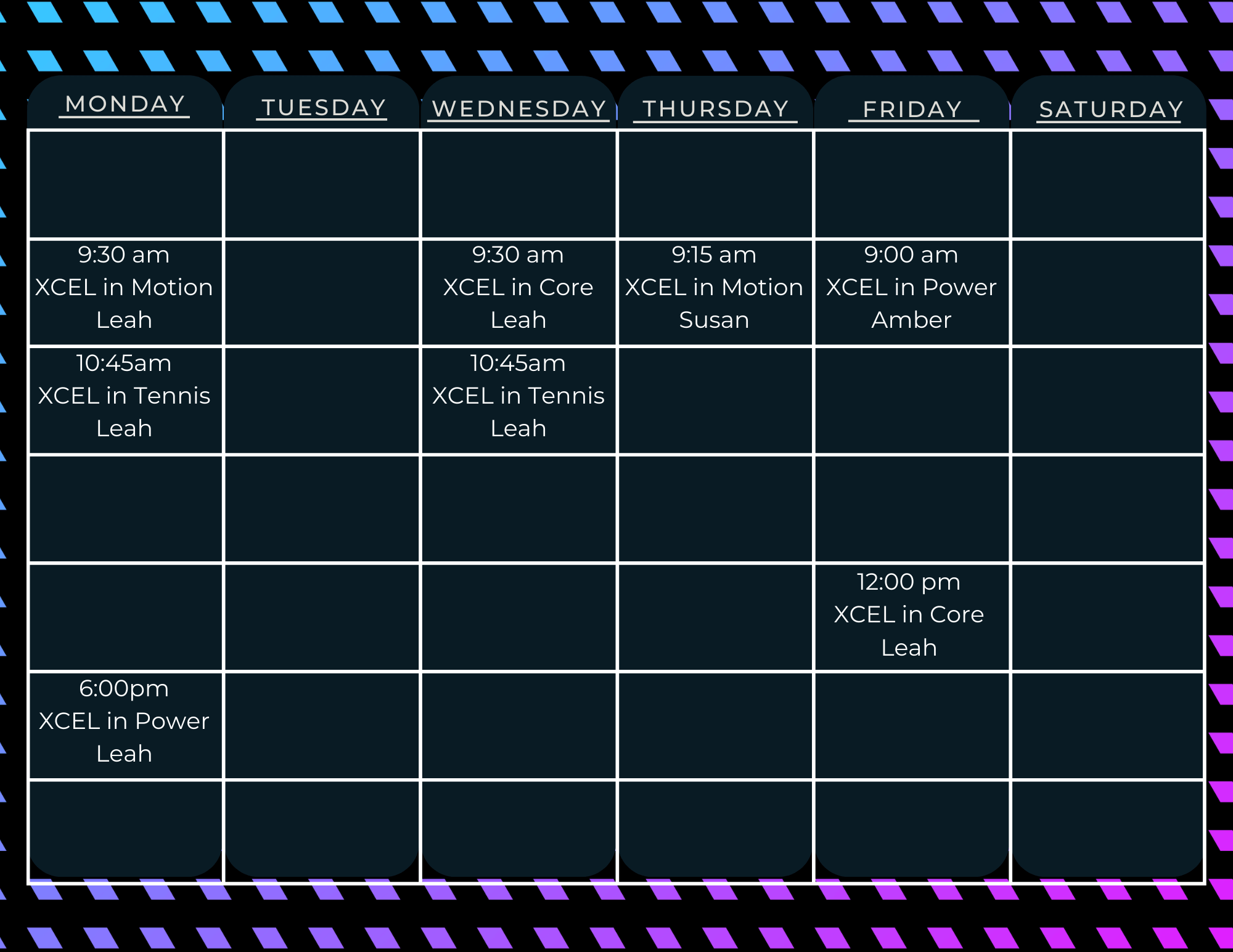 Xcel Team Training 2022 - Stafford Hills Club